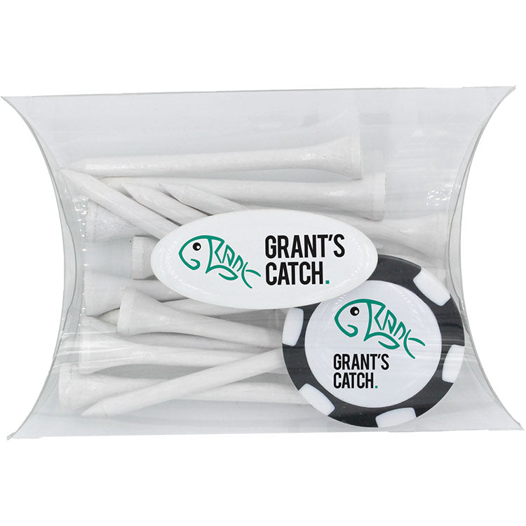 Tournament Pack with Tees and Custom Poker Chip – Golf Tournament ...